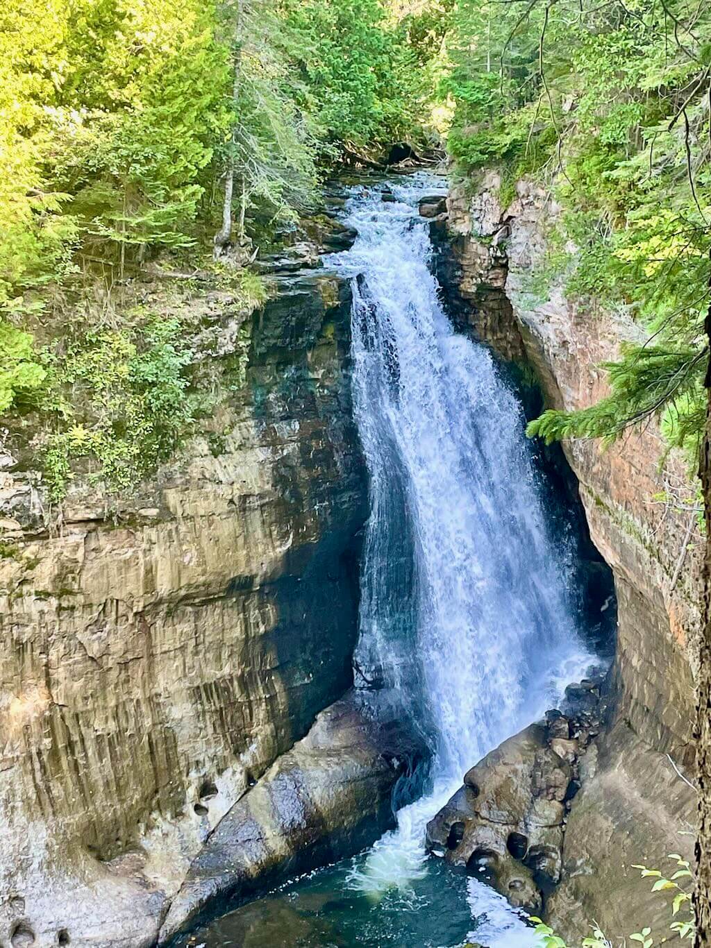 13 Amazing Munising Waterfalls in Michigan's U.P. - A Couple Days Travel