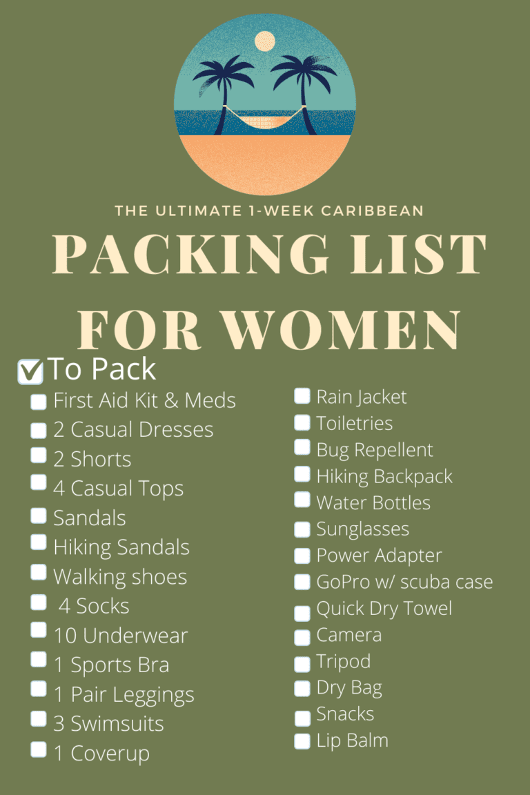 The Ultimate Caribbean Packing List: Checklist For Paradise - A Couple ...